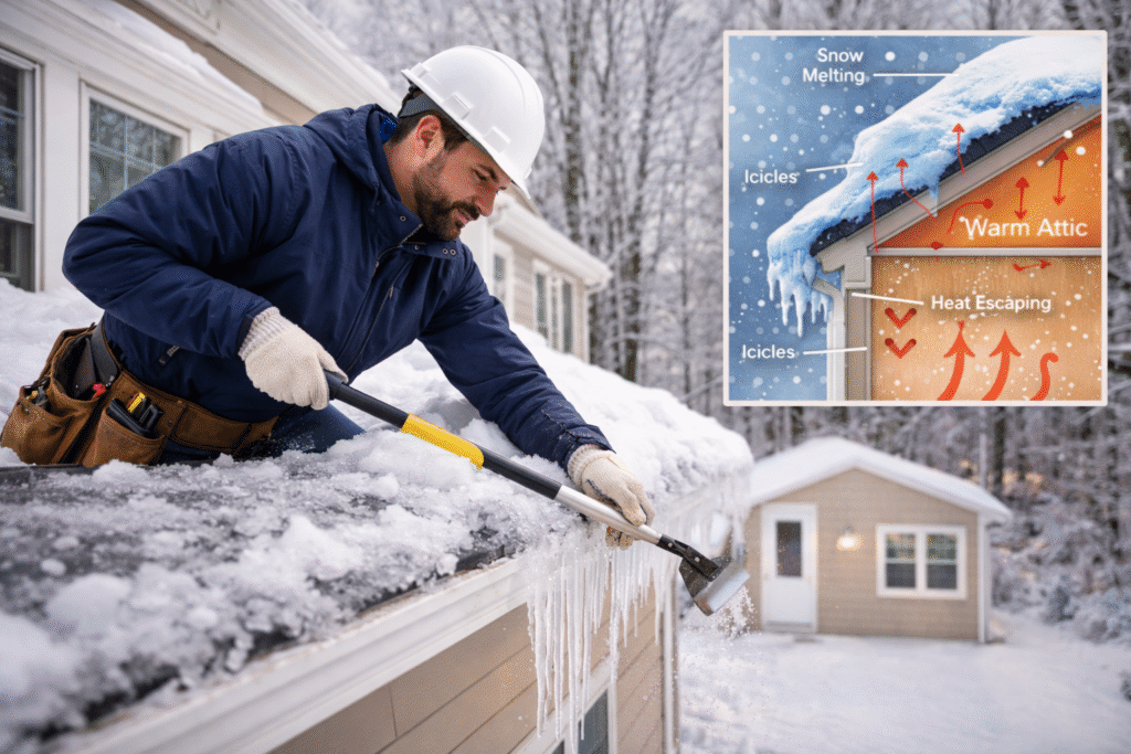 How to Prevent Ice Dams on Connecticut Homes: Causes, Warning Signs ...
